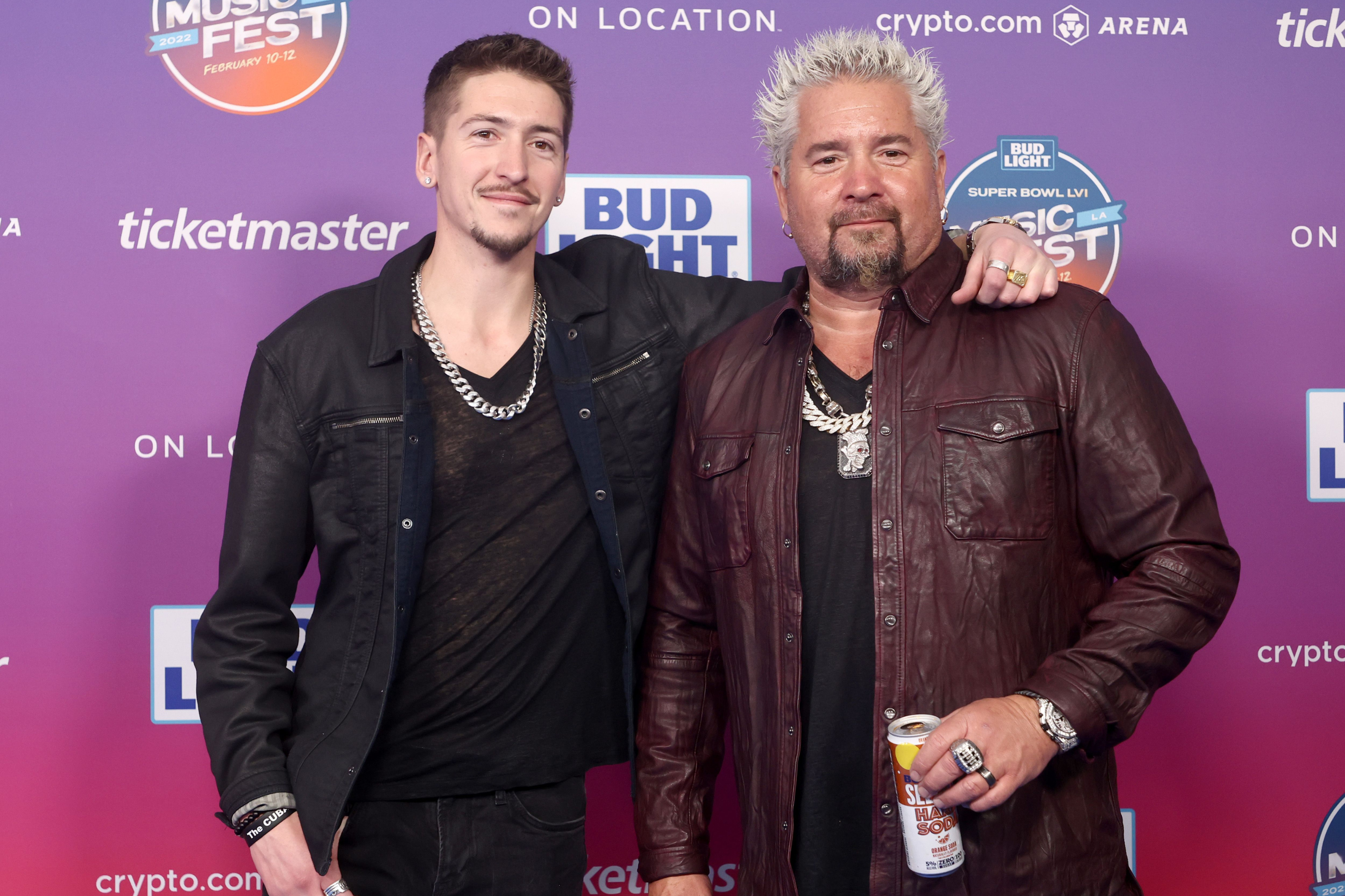 Guy Fieri apologized for stealing the spotlight from his son Hunter's important moment, stating ...