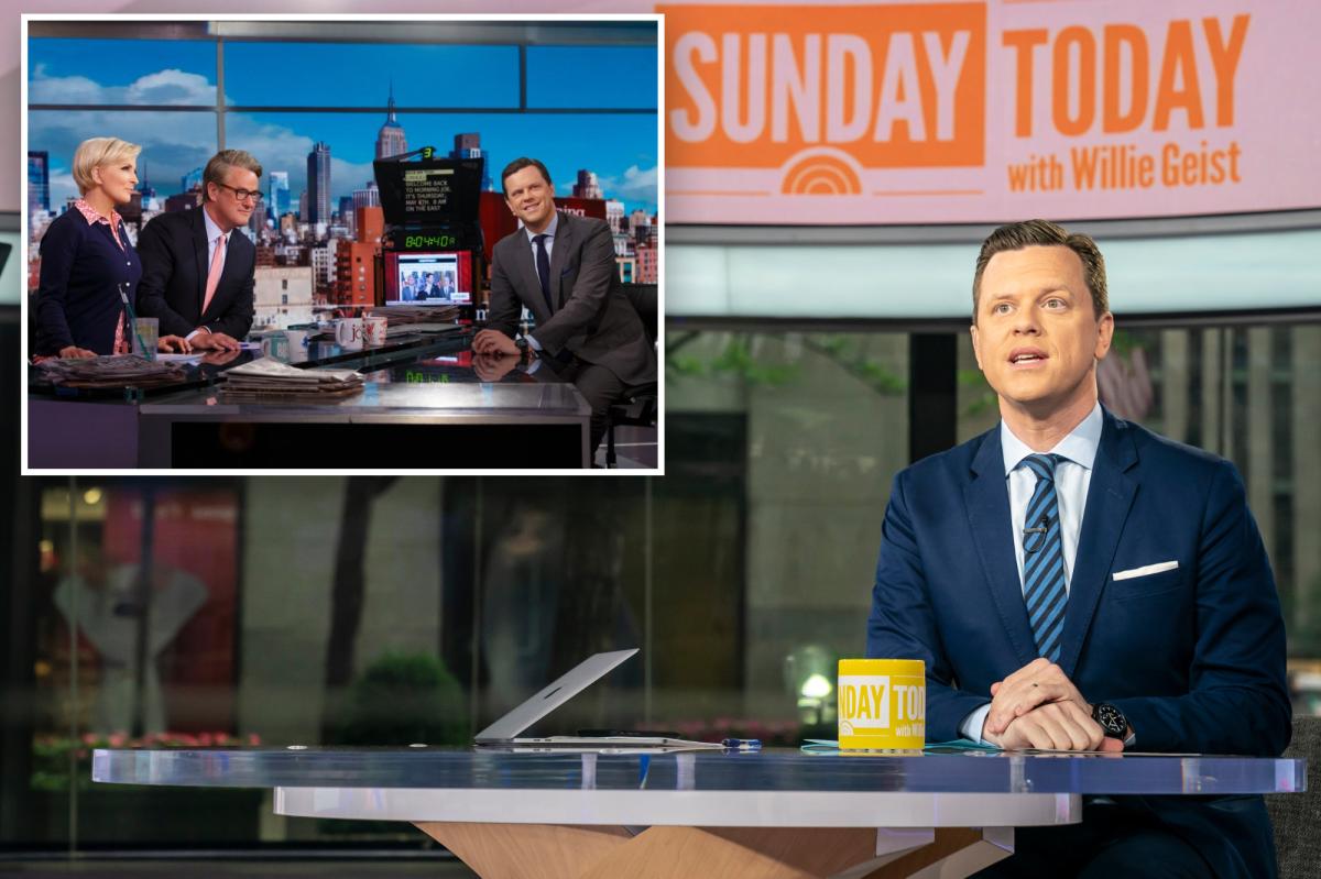 Willie Geist, the highly desired celebrity courted by both big networks ...