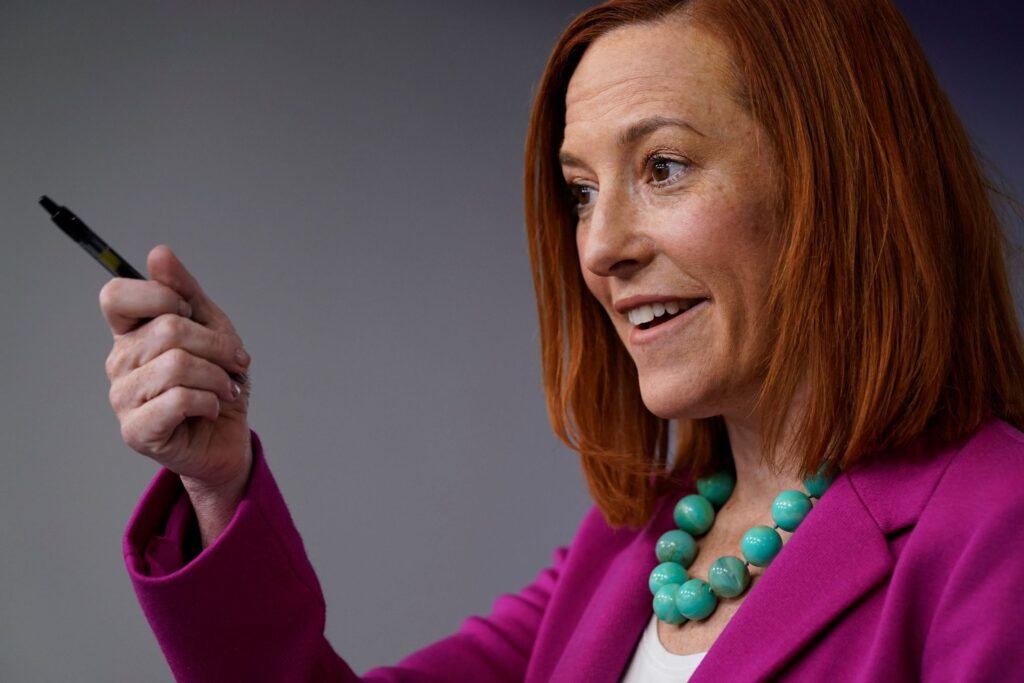 MS NOW host Jen Psaki experienced an awkward setback when she took over ...