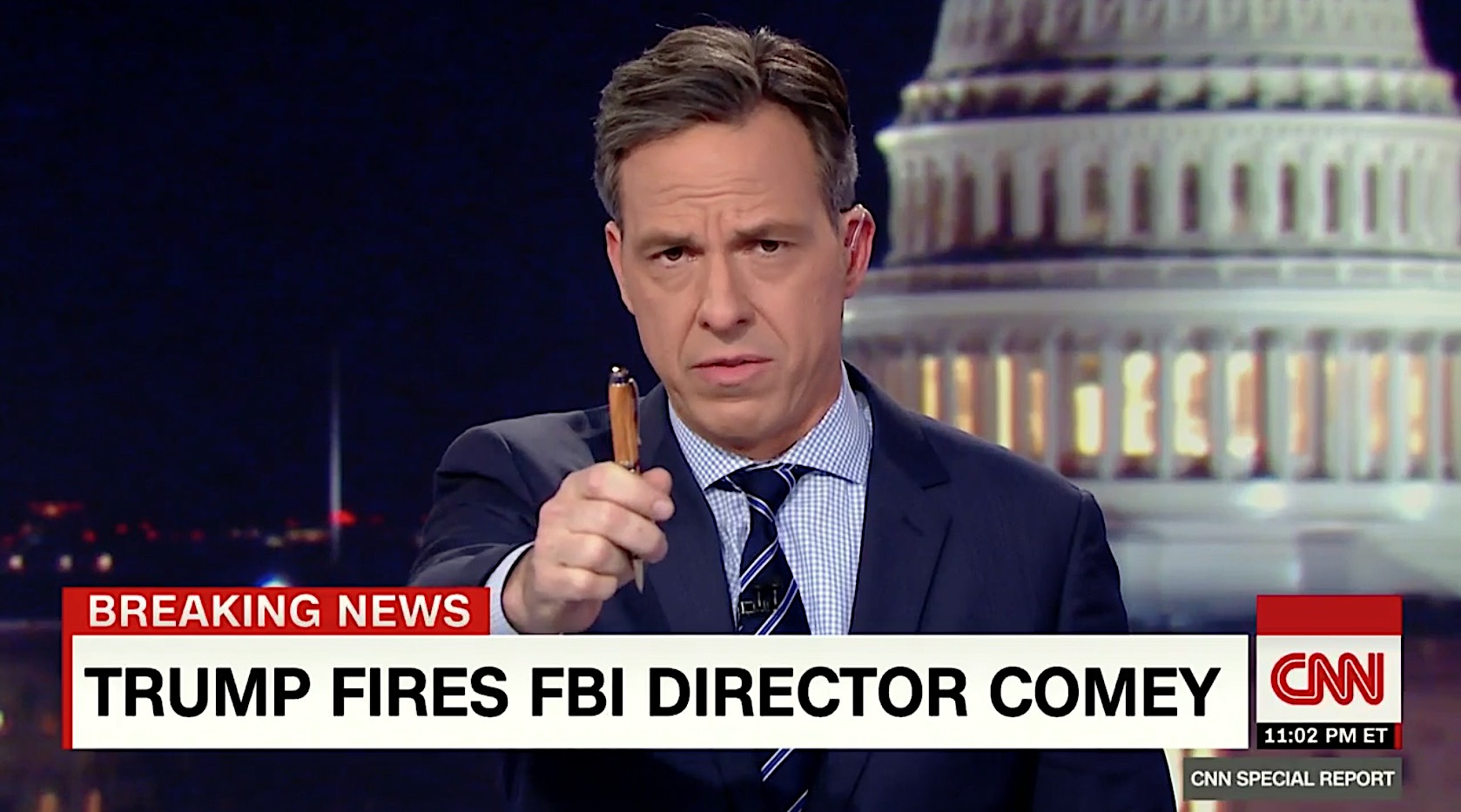 CNN has officially explained the cause of Jake Tapper's dismissal in ...